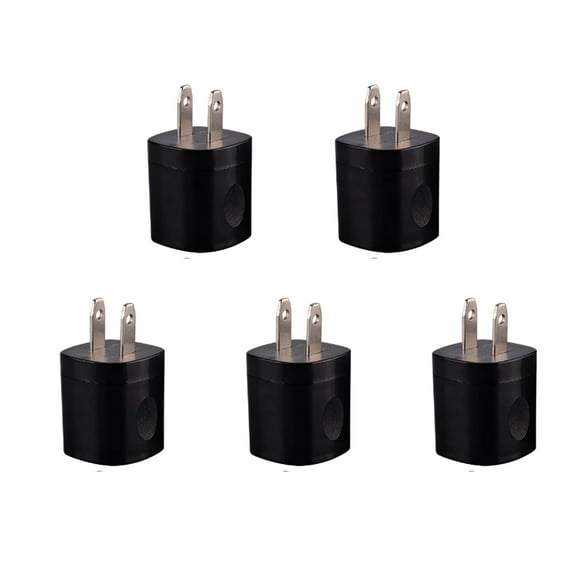 GJX 5Pcs USB Charger Block, Compact USB Wall Plug, Safe USB Plug ...