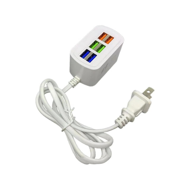 GJX 6 Ports USB Power Strip,Fast-Charging USB Hub,Universal Extension ...