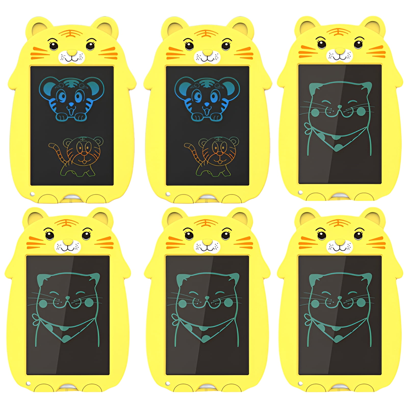 GJX 6Pcs LCD Writing Tablet for Kids,9" Drawing Tablet,ABS Mess Free ...
