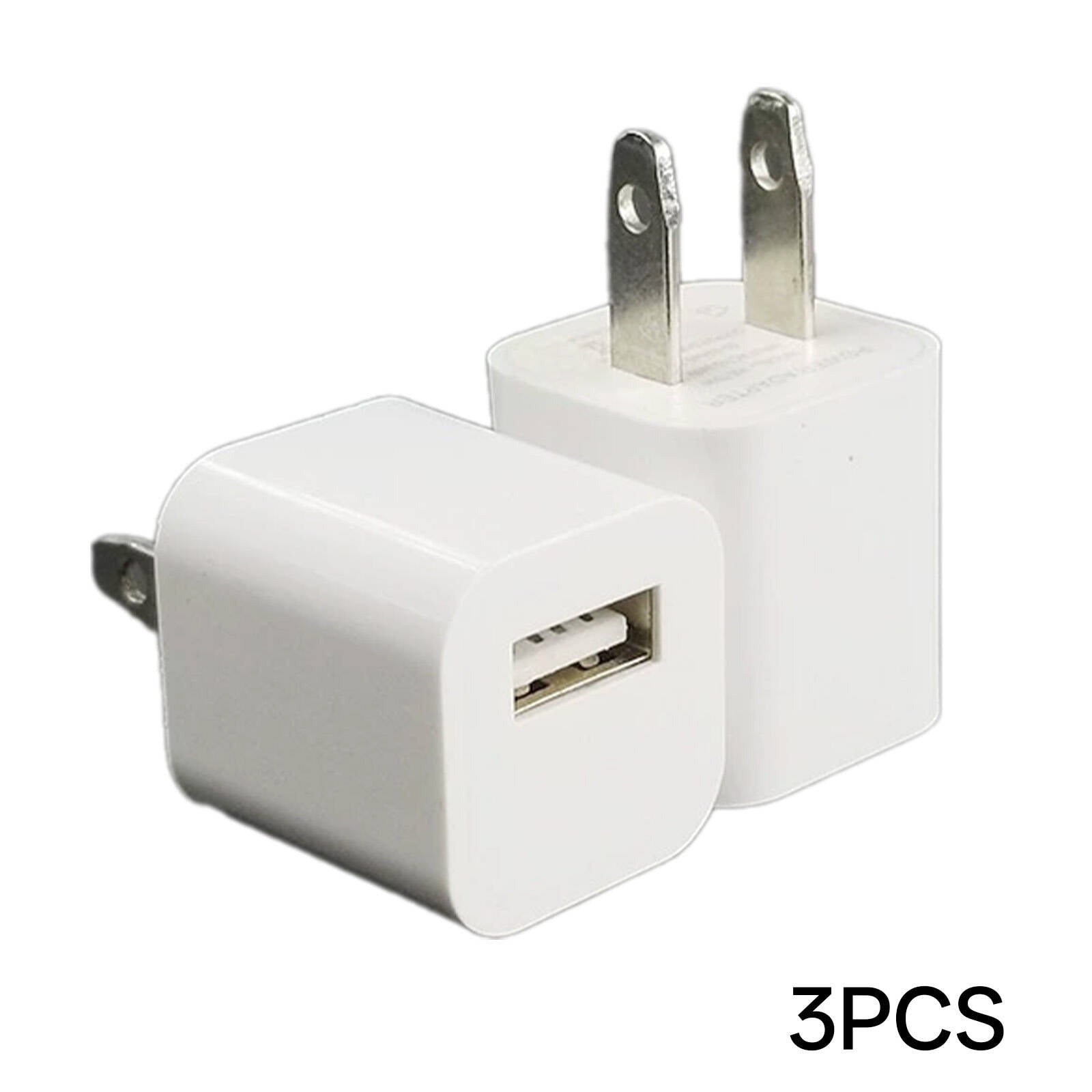 GJX 6Pcs Usb Plug,Charging Cubes,Wall Plugs with Usb Ports,White ...