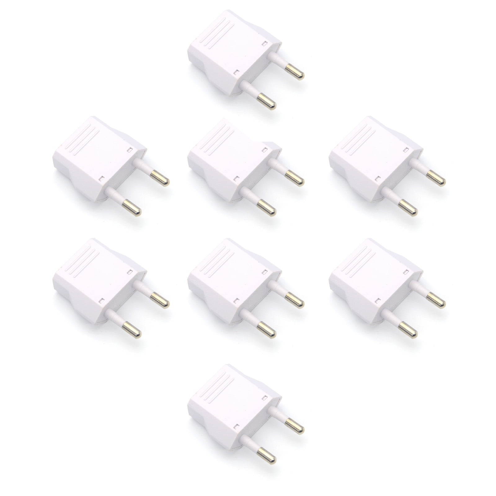 GJX 8Pcs European Plug Adapter,Compact and Universal European Travel ...