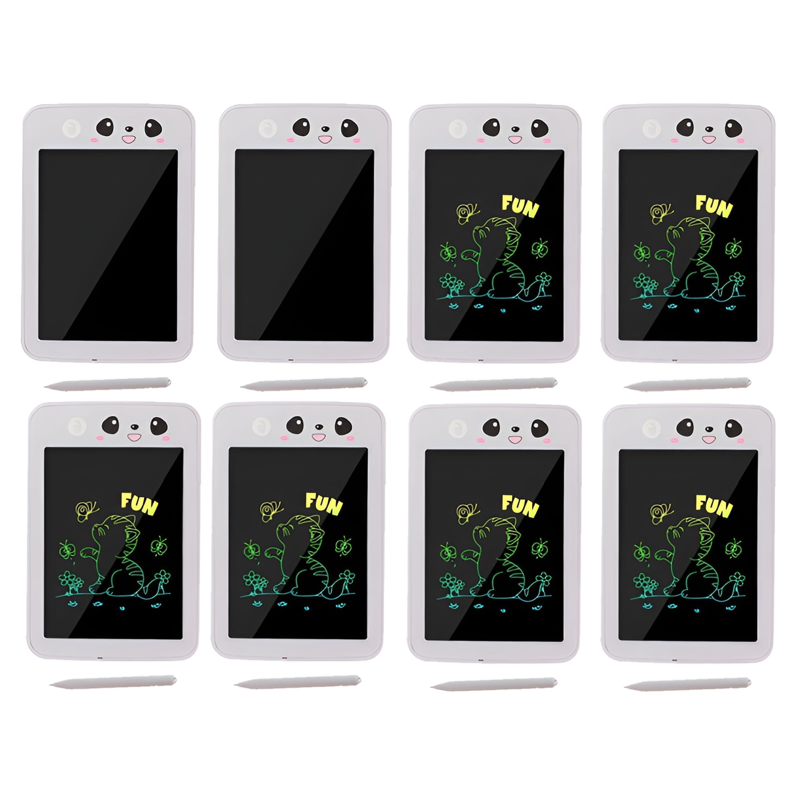 GJX 8Pcs Lcd Writing Tablet for Kids,Tiny Power Need Writing Tablet ...