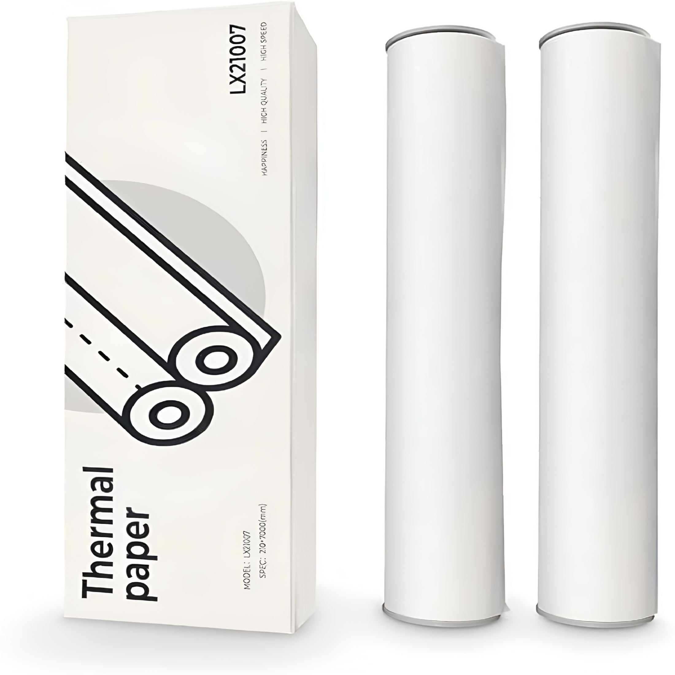 GJX A4 Thermal Paper Rolls for Portable Printer High Definition 50 ...