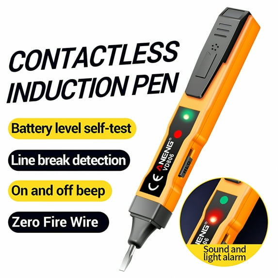 GJX AC/DC Voltage Tester Current Non-contact Voltage Detector Circuit ...