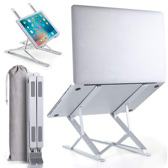 GJX Adjustable Laptop Stand for Desk | Lightweight Ergonomic Portable ...