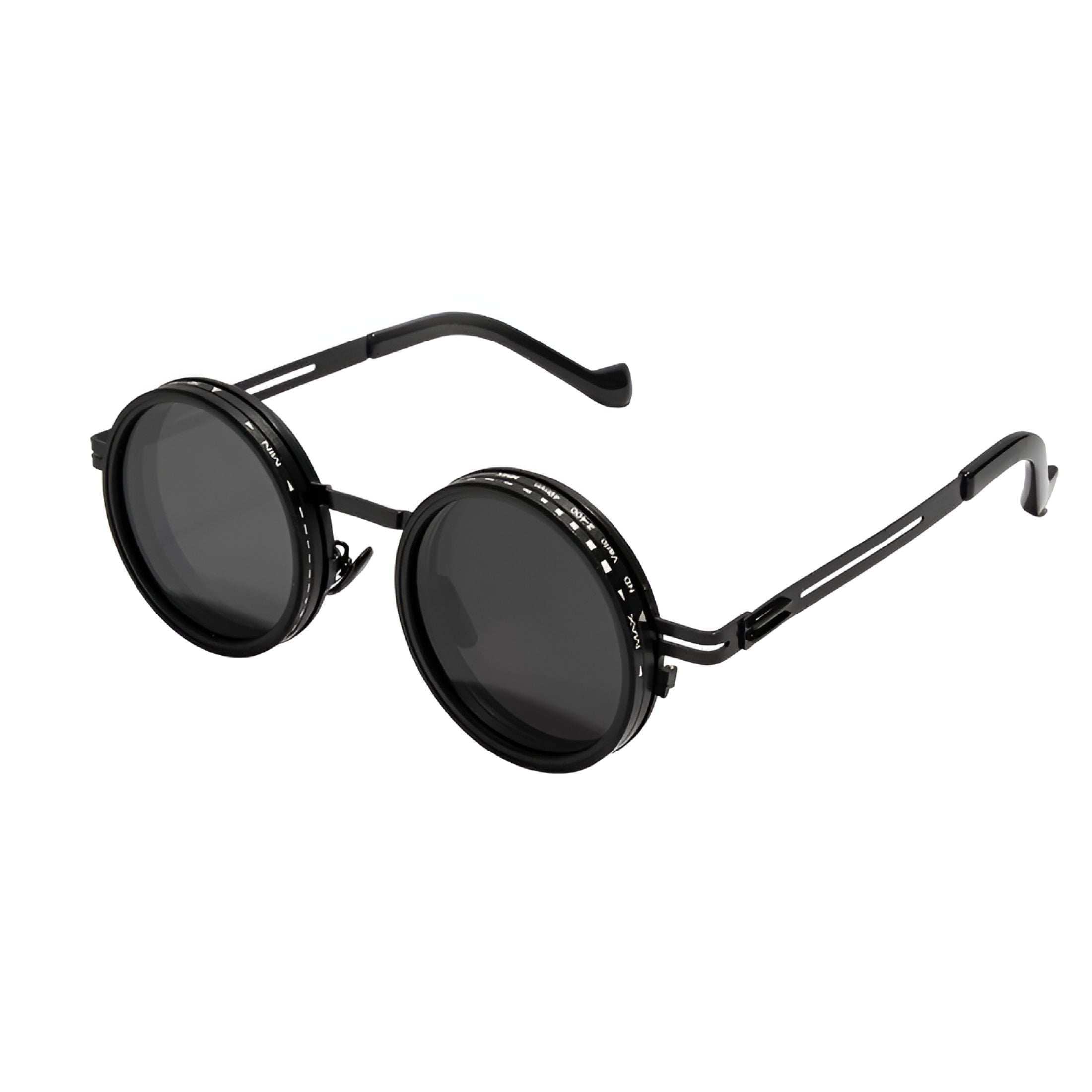 GJX Adjustable Tint Polarized Round Sunglasses for Men and Women ...