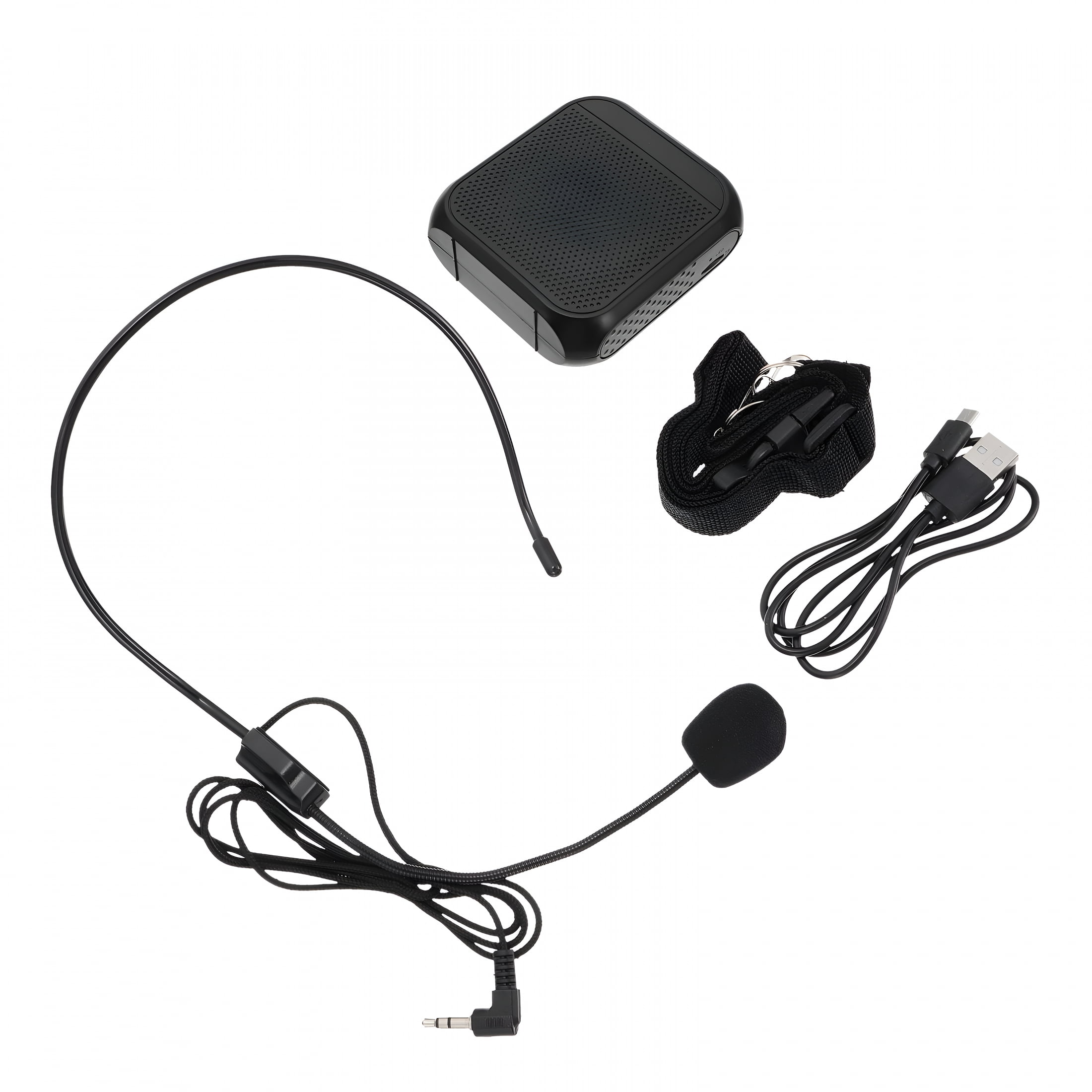 GJX Amplifier with Microphone Mini Sound Bar Street Vendor Loudspeaker ...