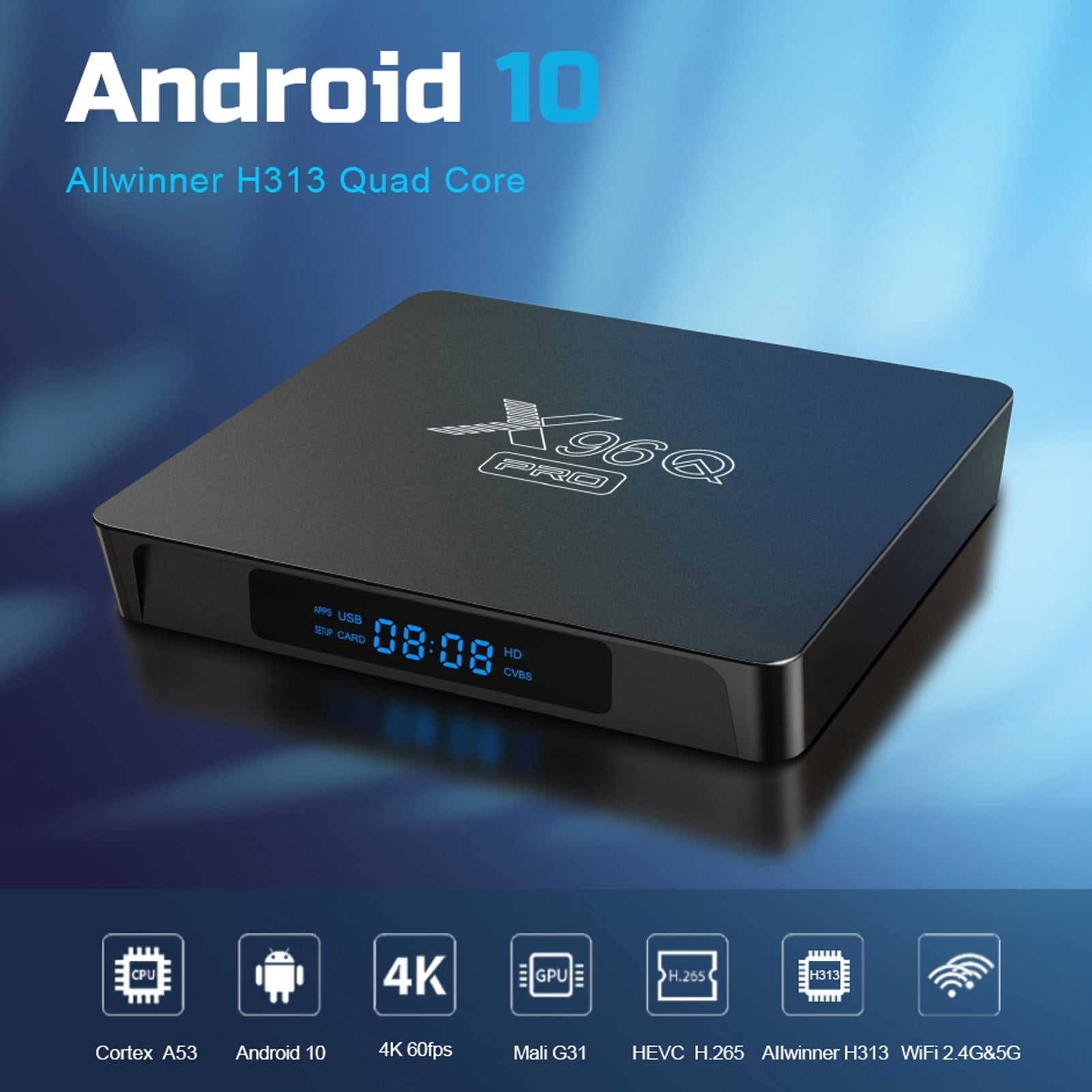 GJX 2026 New Android Smart Uhd 4K Internet Tv Set-Top Box,Quad-Core,4G ...