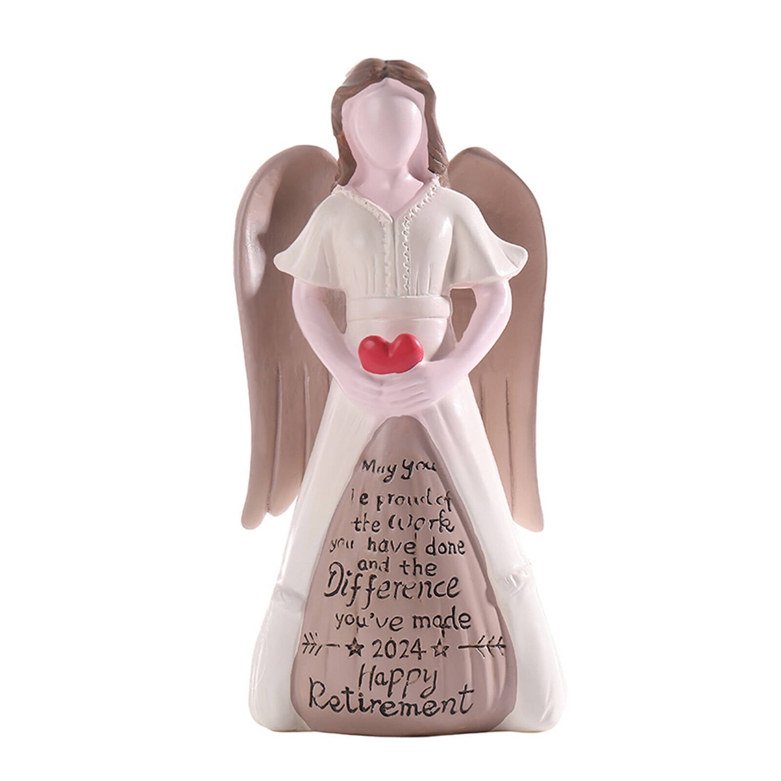 GJX Angel Heart Statue,Exquisite Angel Heart Sculpture Angel Statue ...