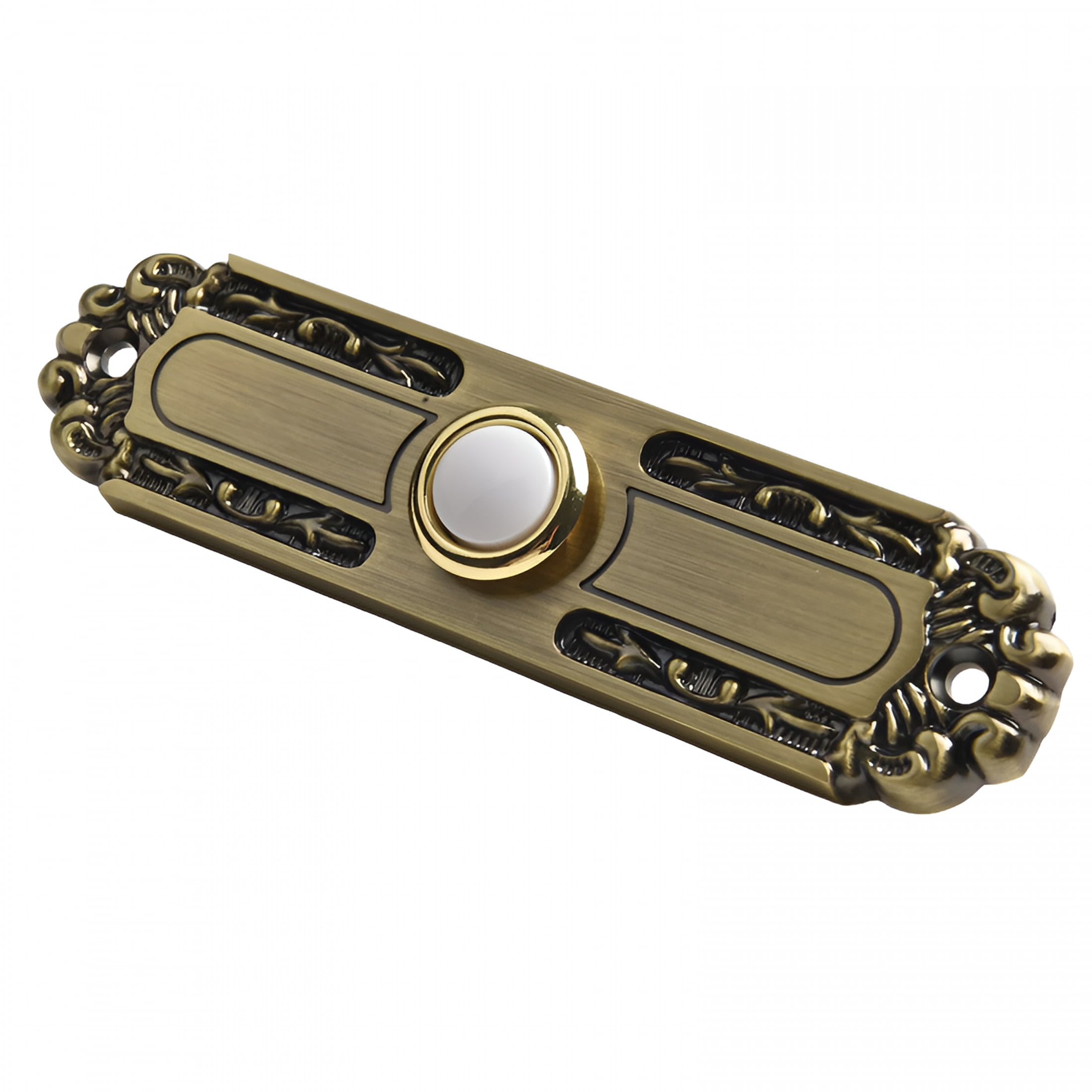 GJX Antique Bronze Lighted Doorbell Button Wired Door Bell Push Buttons ...