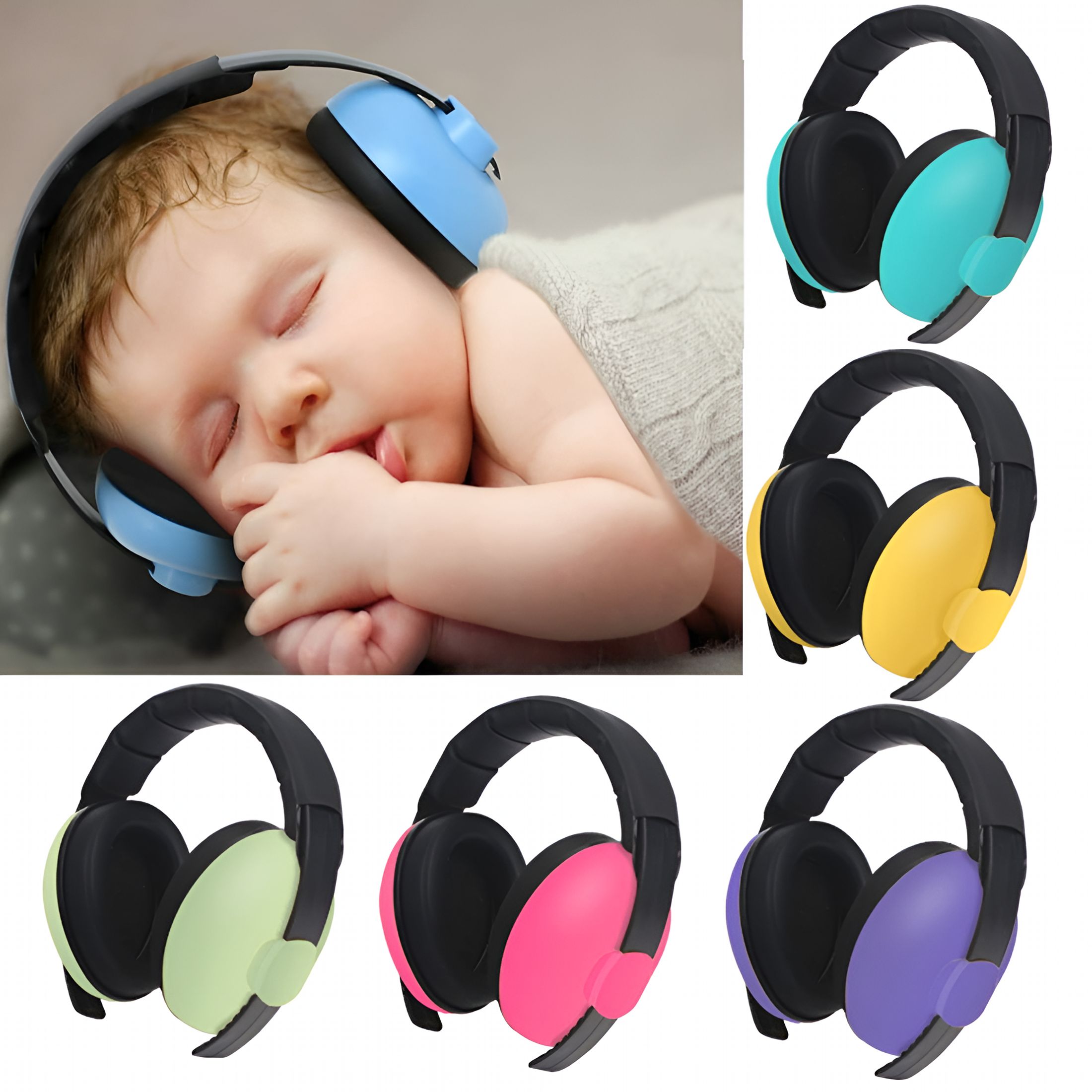 GJX Baby Ear Protection Noise Cancelling Headphones for Babies and ...