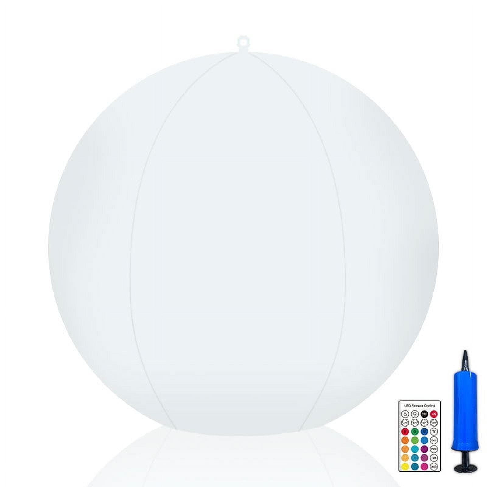 GJX Beach Balls,Colorful LED Pool Balls for Pool Toys,Remote-Controlled ...
