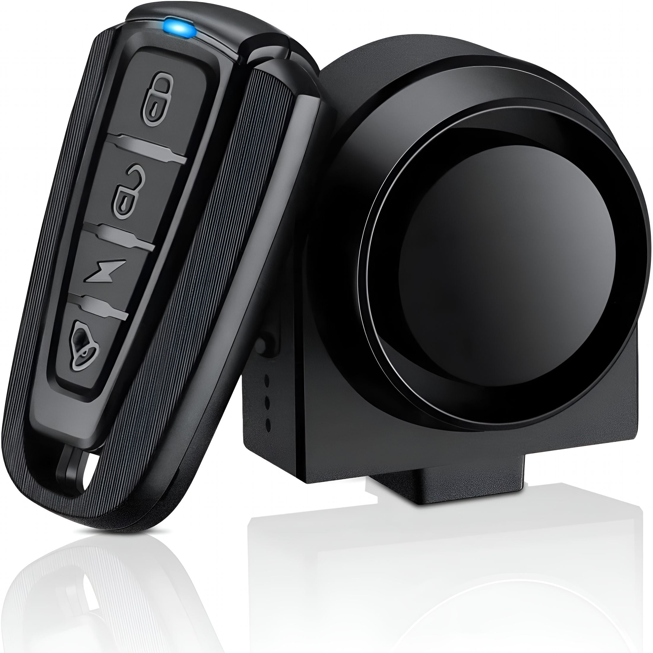 GJX Bicycle Alarm Lock with Remote 115db Loud Sound Anti-theft Electric ...