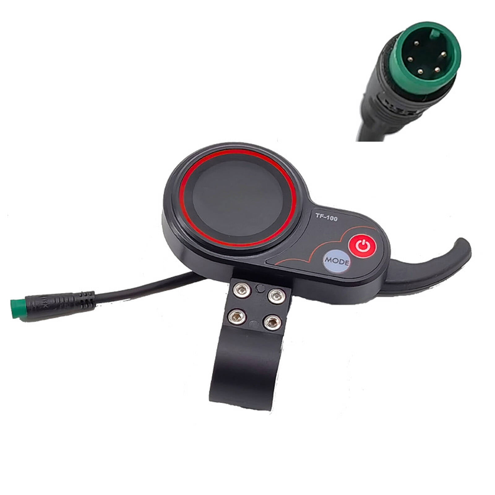 GJX Bike Display,Compatible with 48V20A Scooters Bike Dashboard,Clear ...