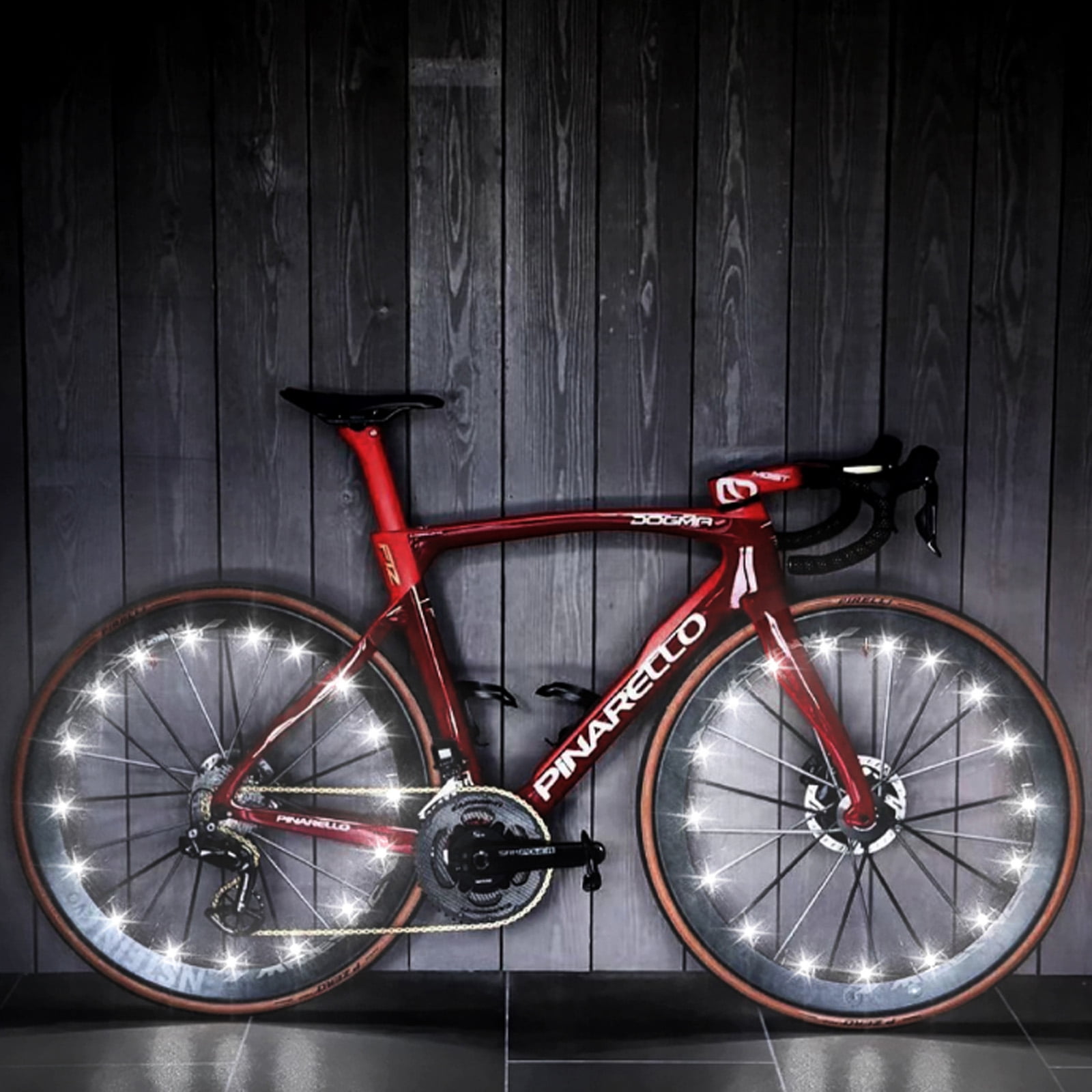 GJX Bike Lights Easy to Install Wheel Lights Firm Luces Para Bicicleta ...