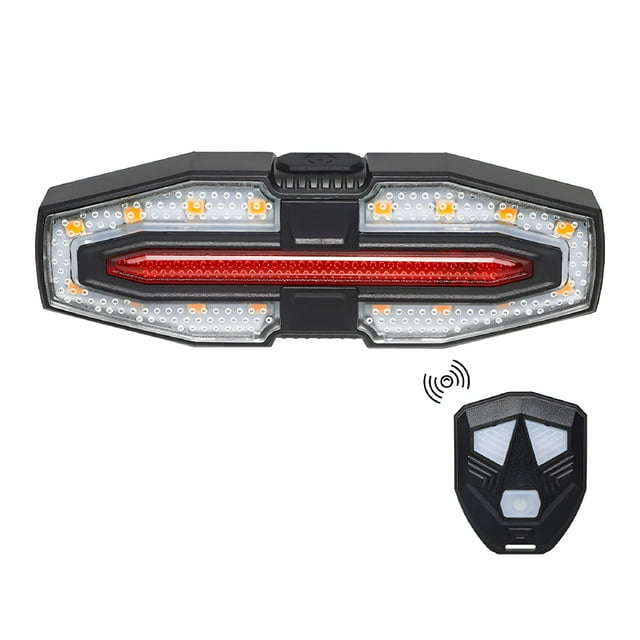 GJX Bike Turn Signals Light Front Rear Indicator with Smart Wireless ...