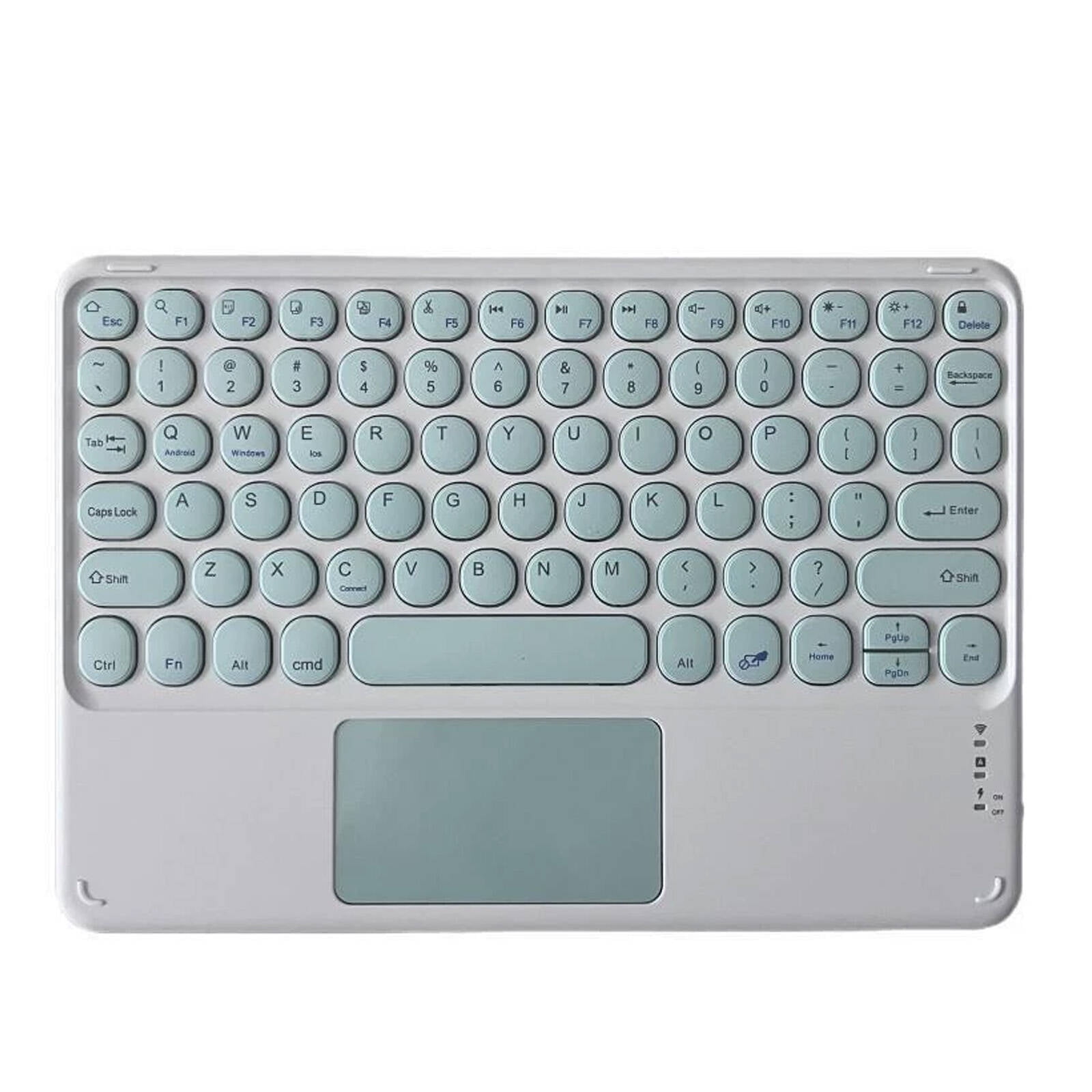 GJX Bluetooth Keyboard Metal Backplate Wireless Keyboard Lightweight ...