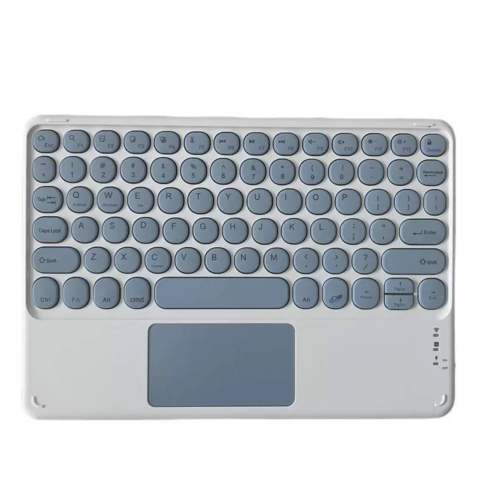 GJX Bluetooth Keyboard Metal Backplate Wireless Keyboard Lightweight and Portable Slim and ...