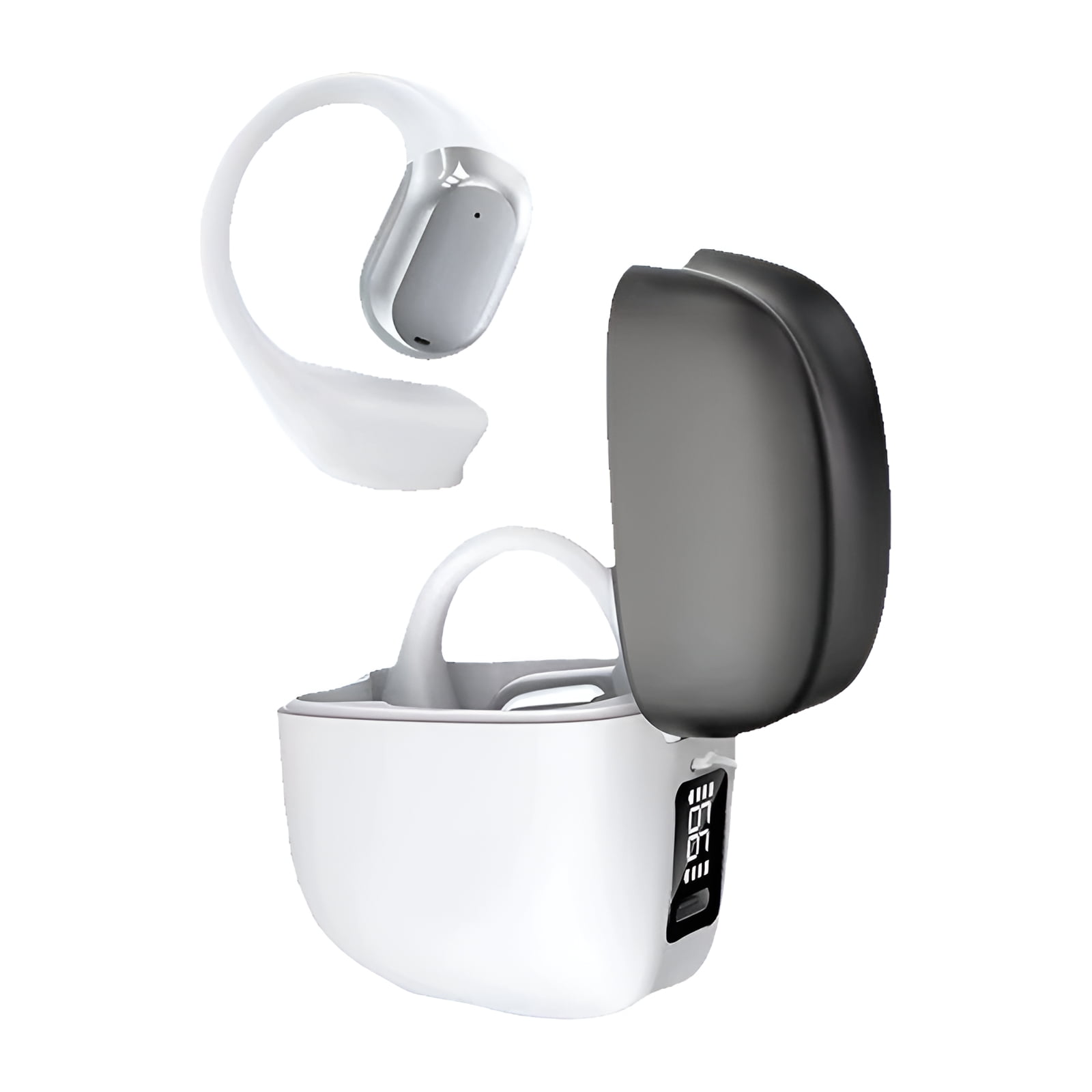 GJX Bone Conduction Headphones,Air Bone Conduction Technology Open Ear ...