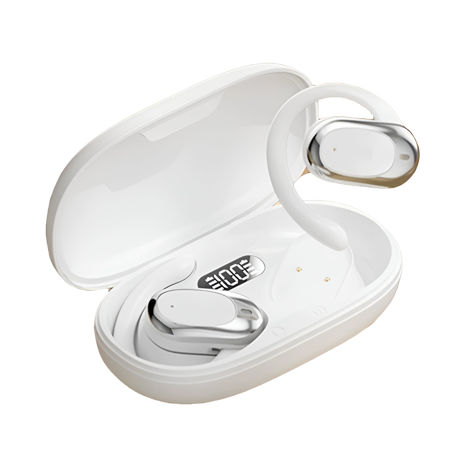 GJX Bone Conduction Headphones,Ear Hook Design Open Ear Headphones ...