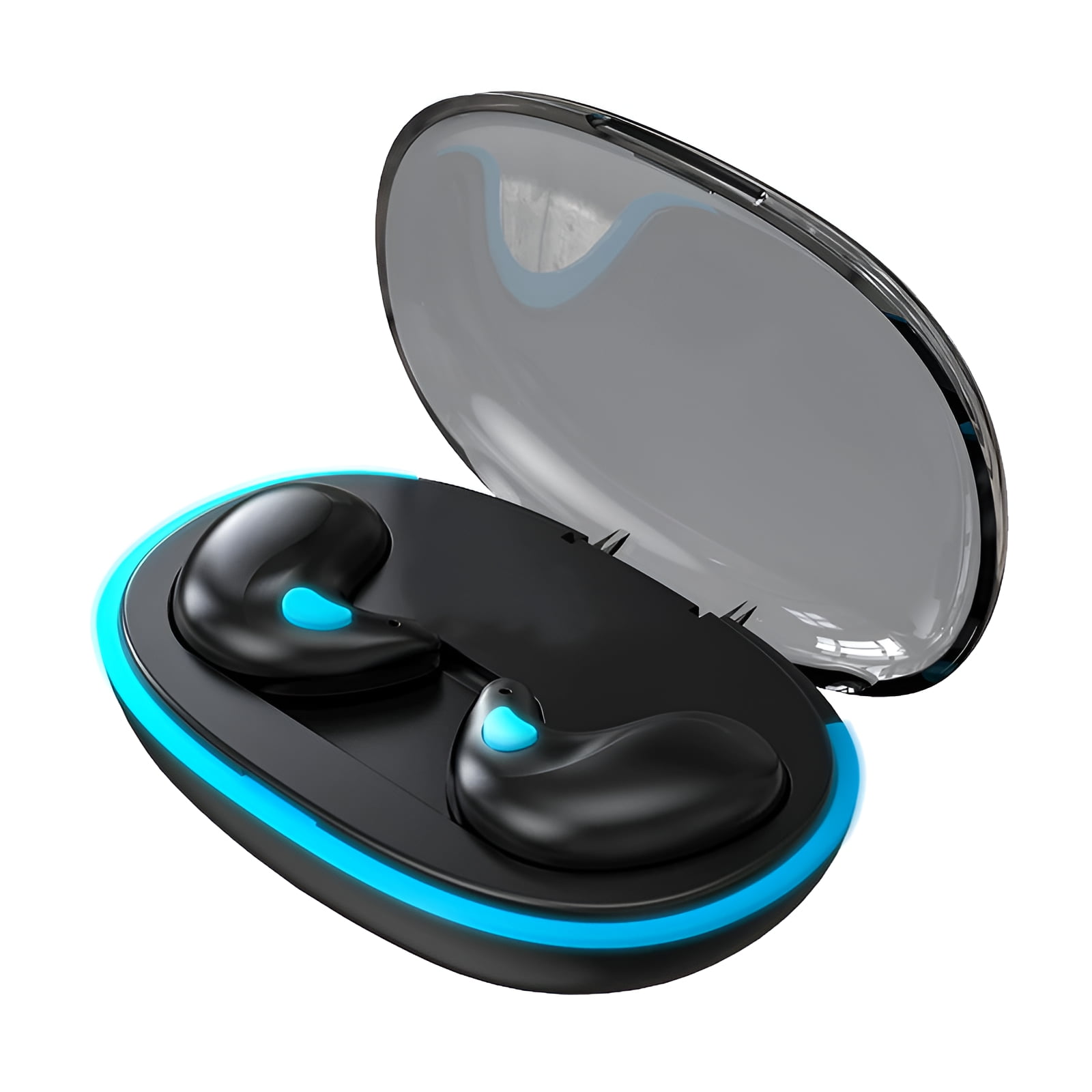 GJX Bone Conduction Headphones,Non-Intrusive Design Open Ear Headphones ...