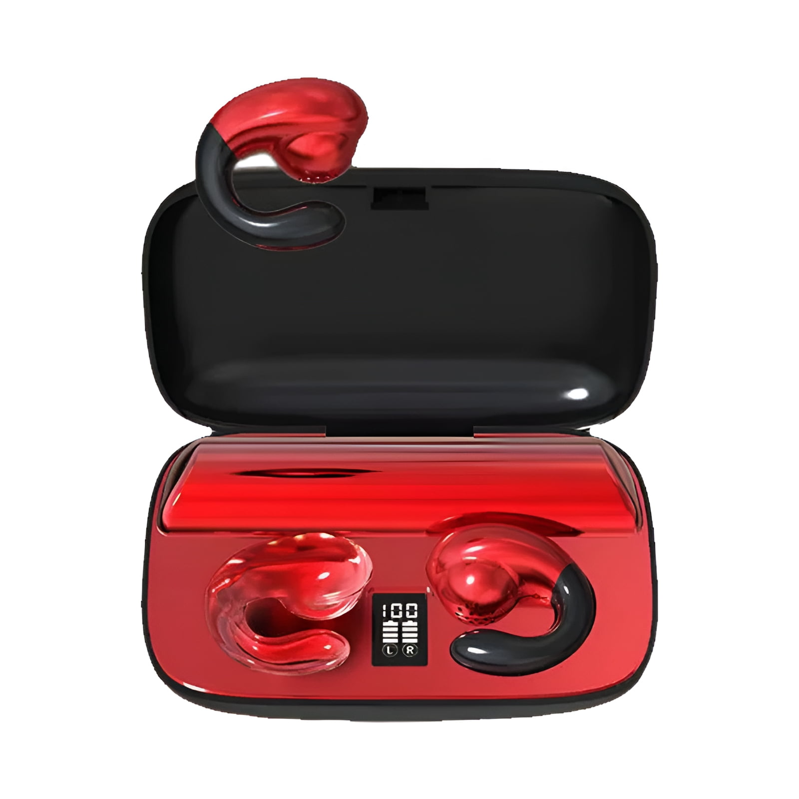 GJX Bone Conduction Headphones,Wireless Connection Open Ear Headphones ...