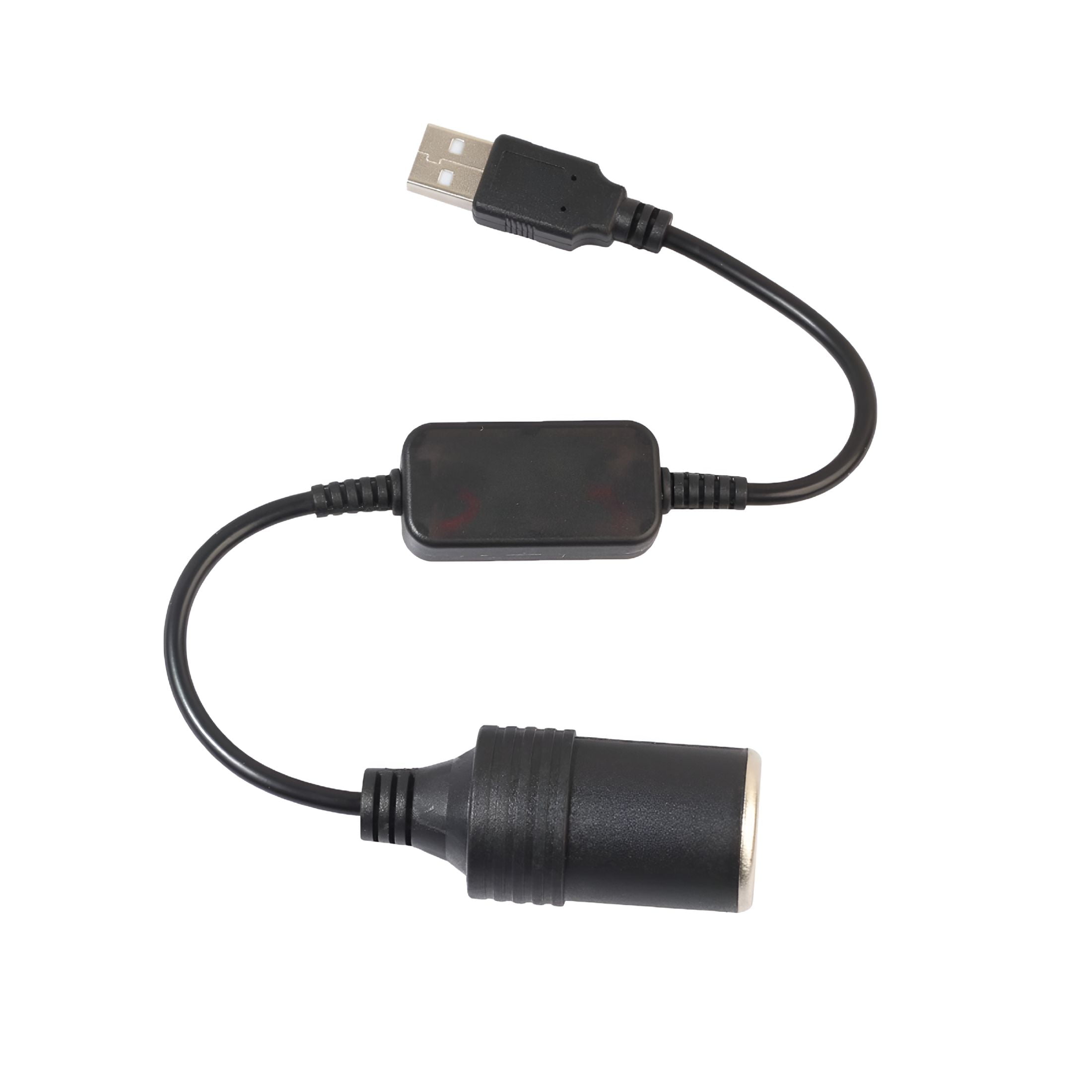 GJX Car Cigarette Lighter Socket USB 5V to 12V Converter Adapter ...