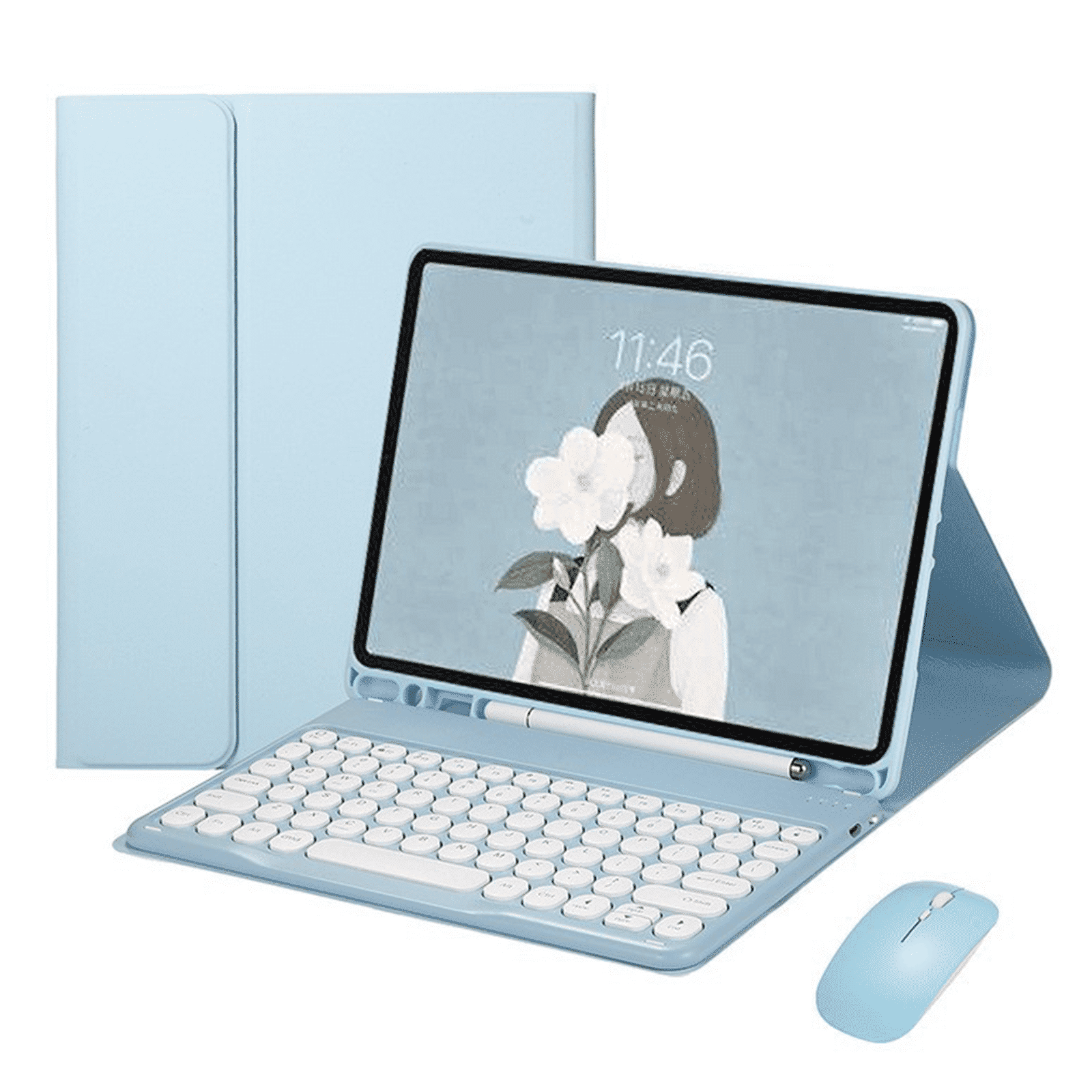 GJX Case for Ipad 10Th Generation with Keyboard Rich Shortcuts for Ipad ...