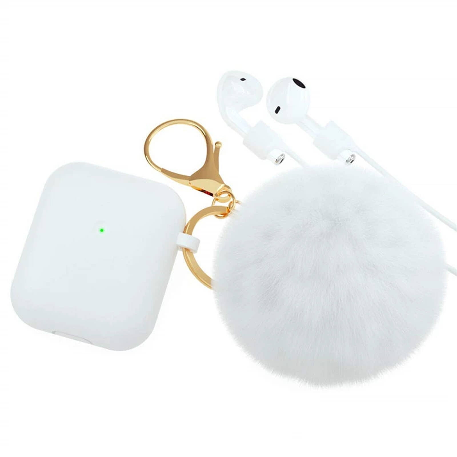 GJX Case for Airpod Simple Solid Design for Airpods Case Fun Furry ...