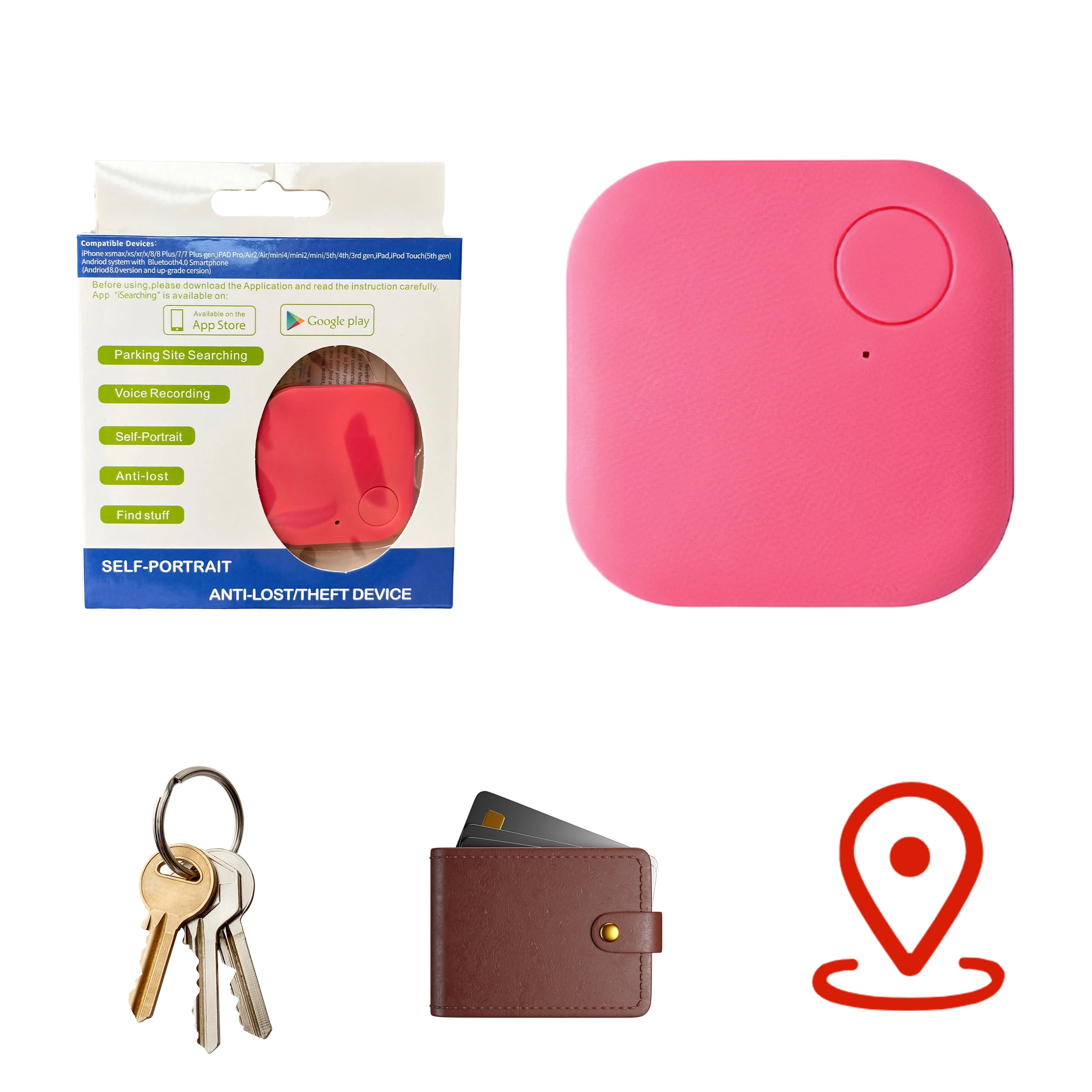 GJX Cat Tracker,ABS Mini GPS Tracker for Finding Objects Children and ...