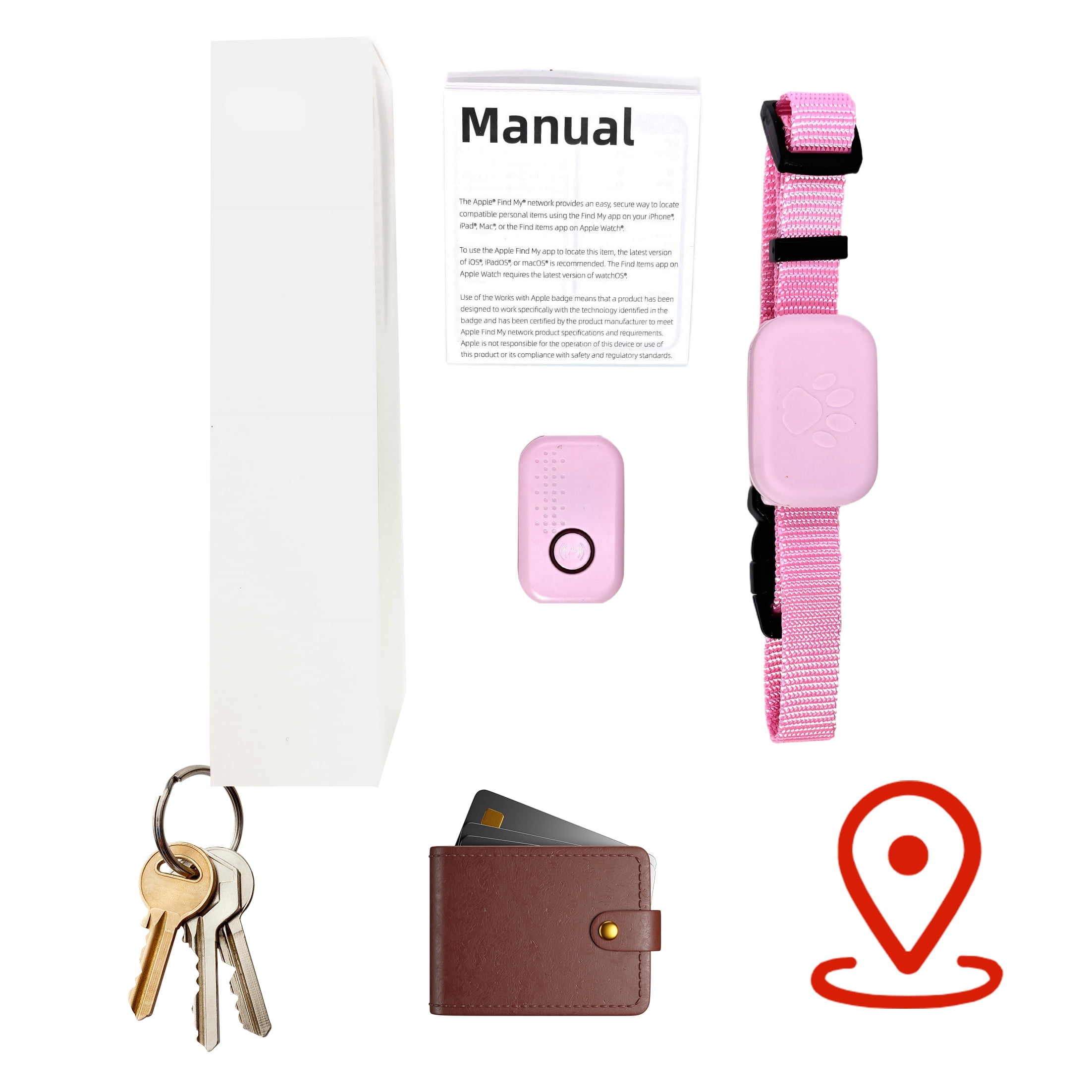 GJX Cat Tracker,ABS PC Silicone Mini GPS Tracker Used to Prevent Pets ...