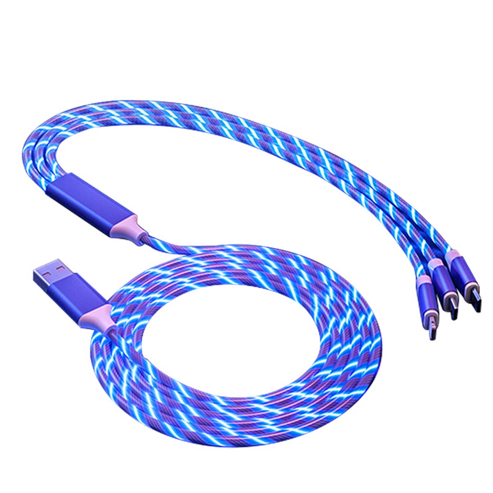 GJX Charging Cords Flowing Led Light Effect Phone Charger Cord Perfect ...