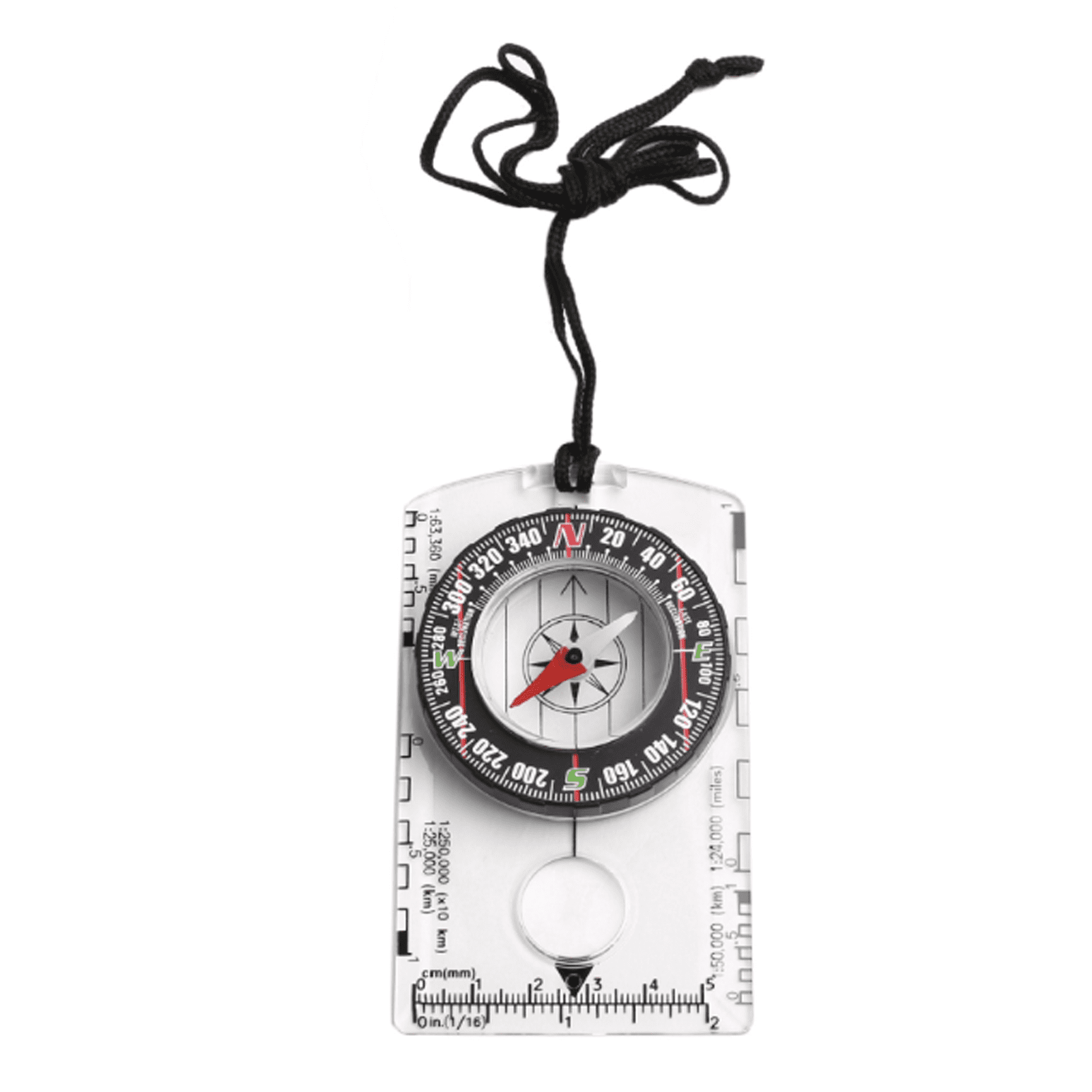 GJX Compass,Attached Scale Compass Hiking Survival,Plastic Material is ...