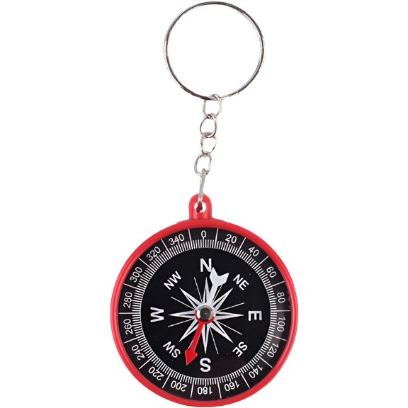 Uxcell Pocket Compass Survival Sports Navigation Compass with Key Ring ...