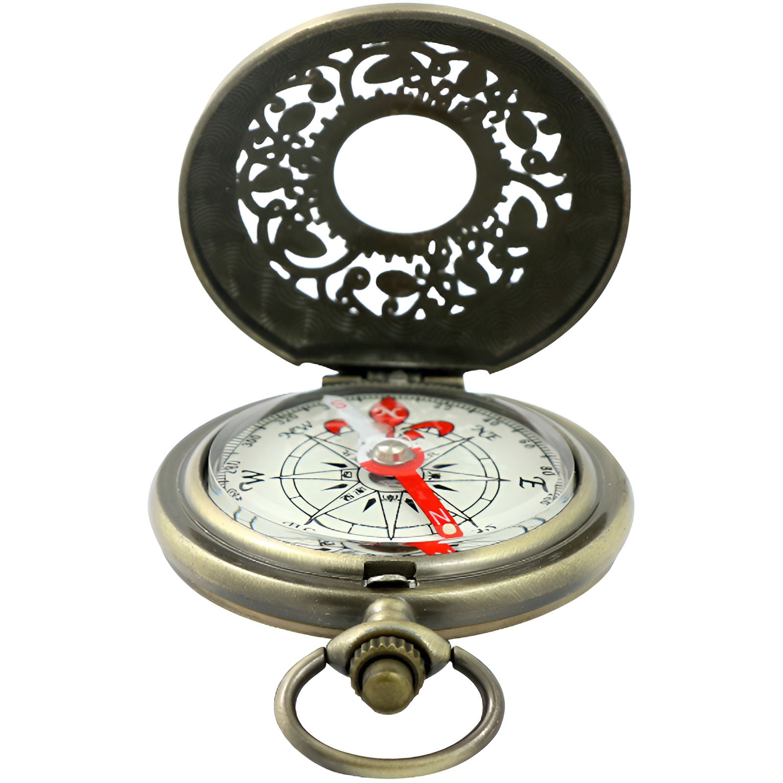 GJX Compass Hiking Survival,Vintage Shell Compass,External Protection Military Gear,Style ...