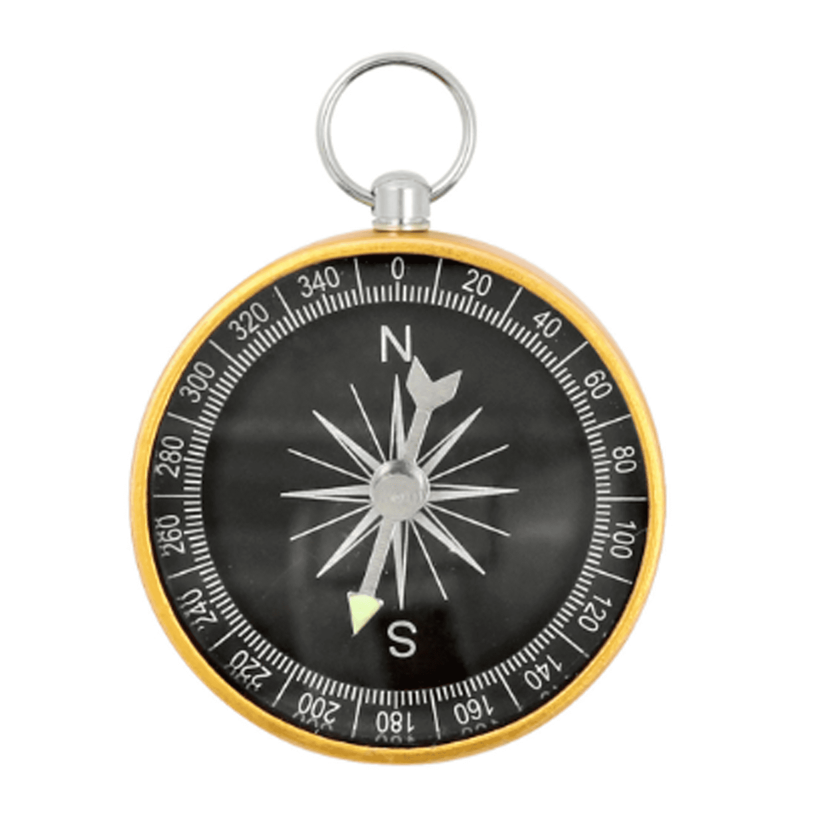 GJX Compass,Metal Casing Compass Hiking Survival,Point Accurately ...