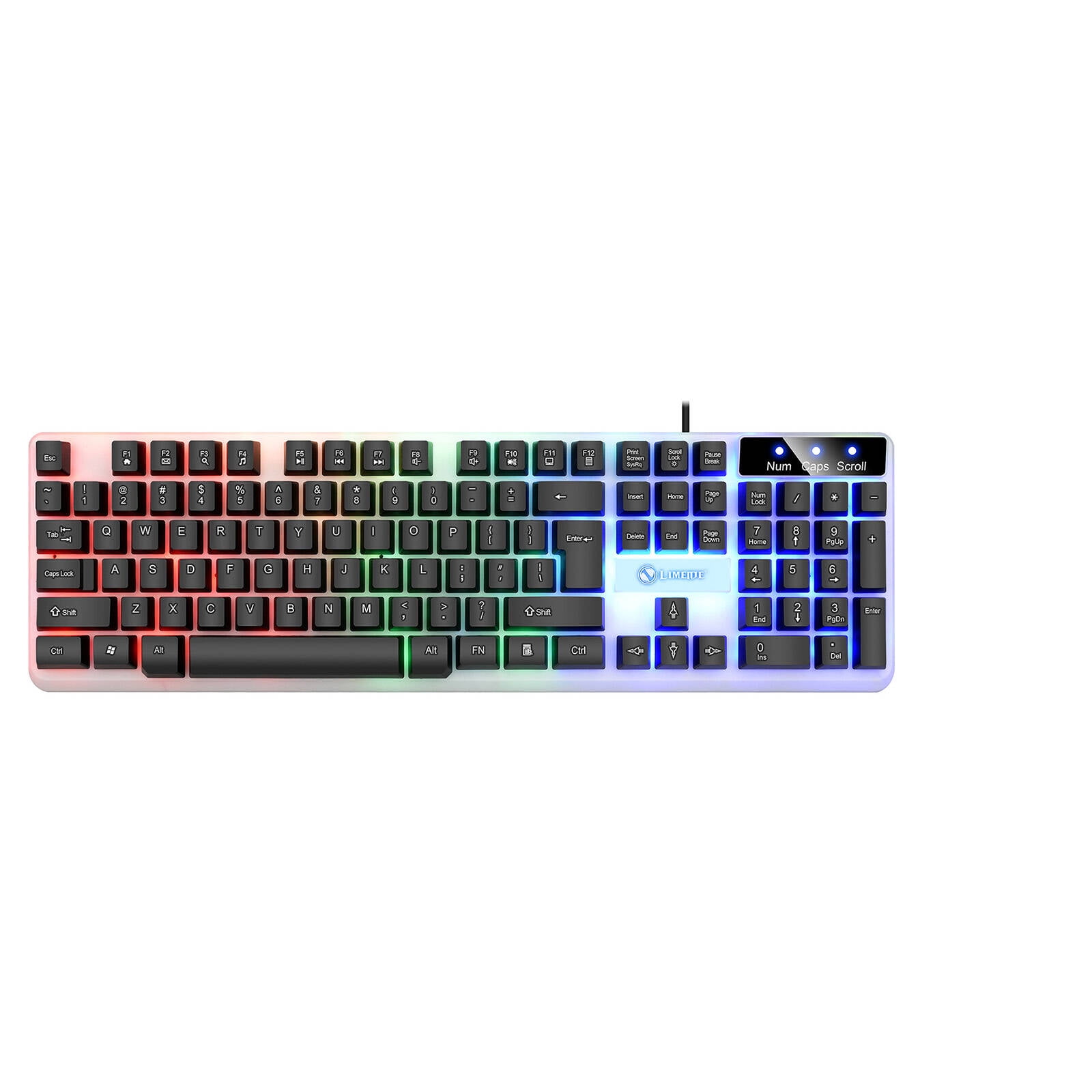 Gjx Computer Accessories Multilingual Keyboard Play Globally With Rgb Lighting Efficient Office