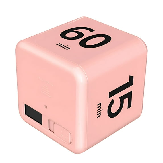 GJX Countdown Reminder Flip Timer,Study Timer Cube,Pomodoro Timer ...