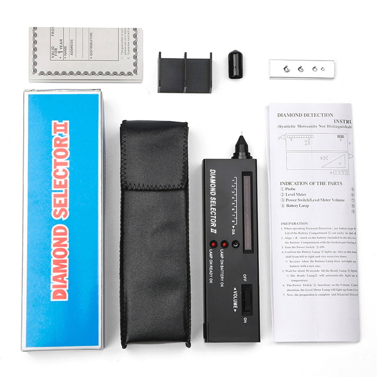 GJX Diamond Tester Mini Diamond Tester Pen Portable Multifunctional ...