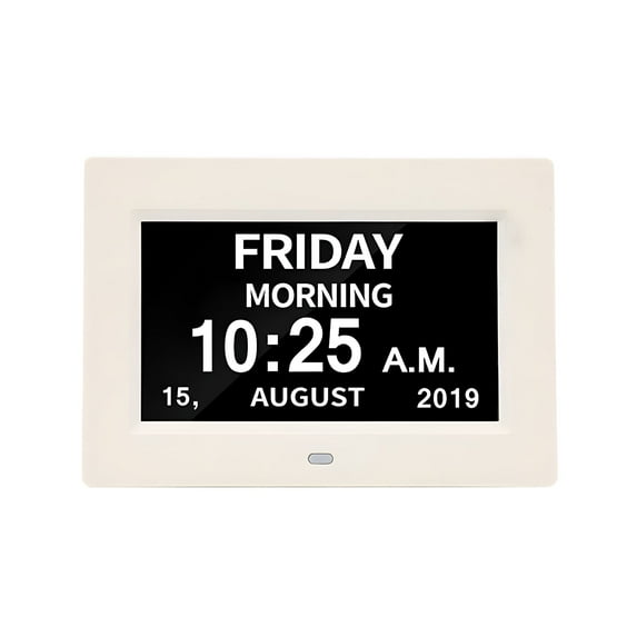 GJX Digital Calendar Day Clock - Large Digital Clock with Date and Day ...