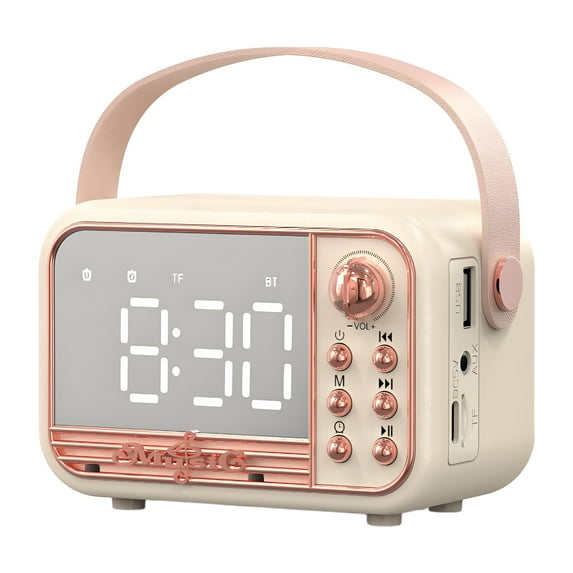 GJX Digital Clock,Clock Radios for Bedroom with Bluetooth-Compatible ...