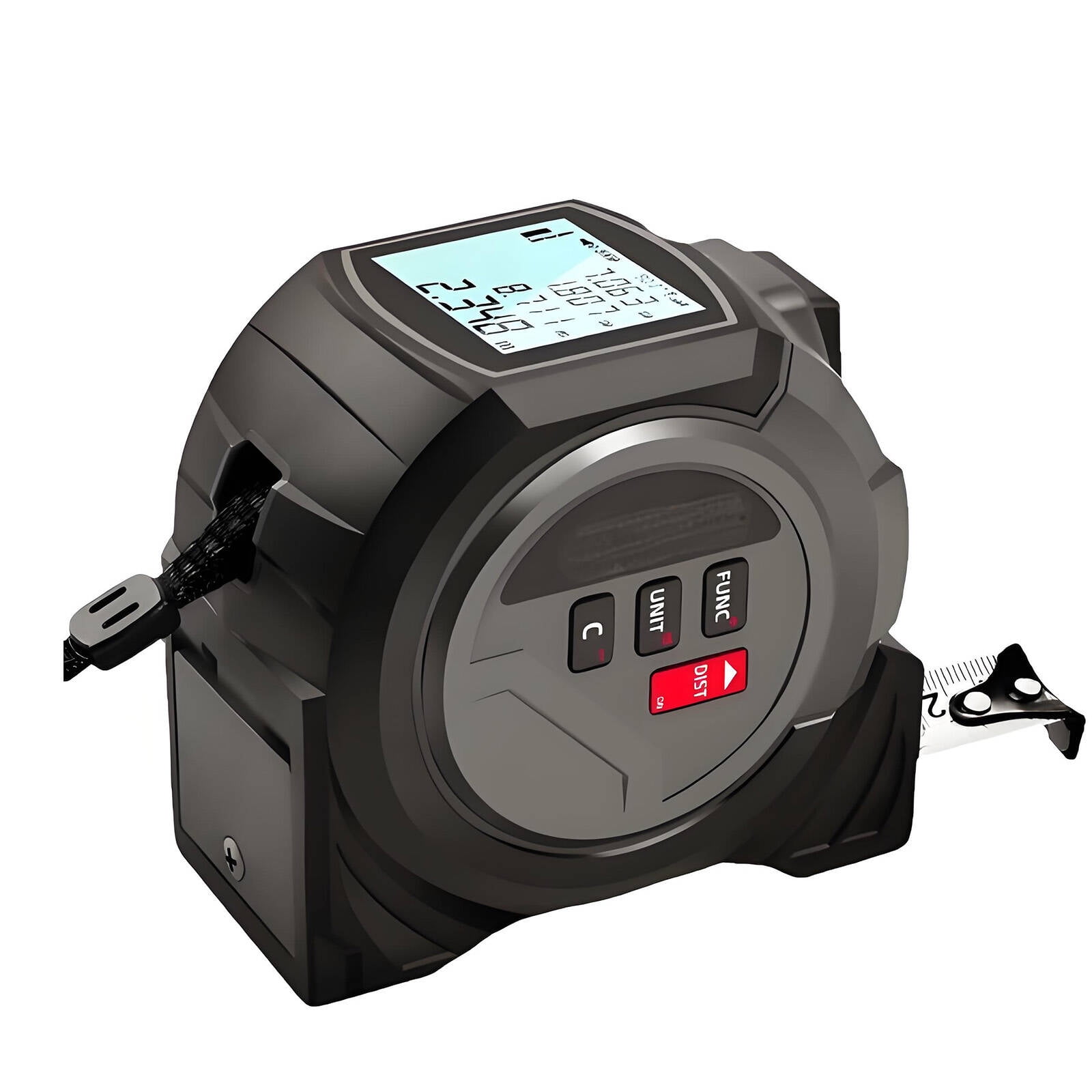 GJX Digital Tape Measure,3 in 1 Smart Steel Tape Measure with Level ...