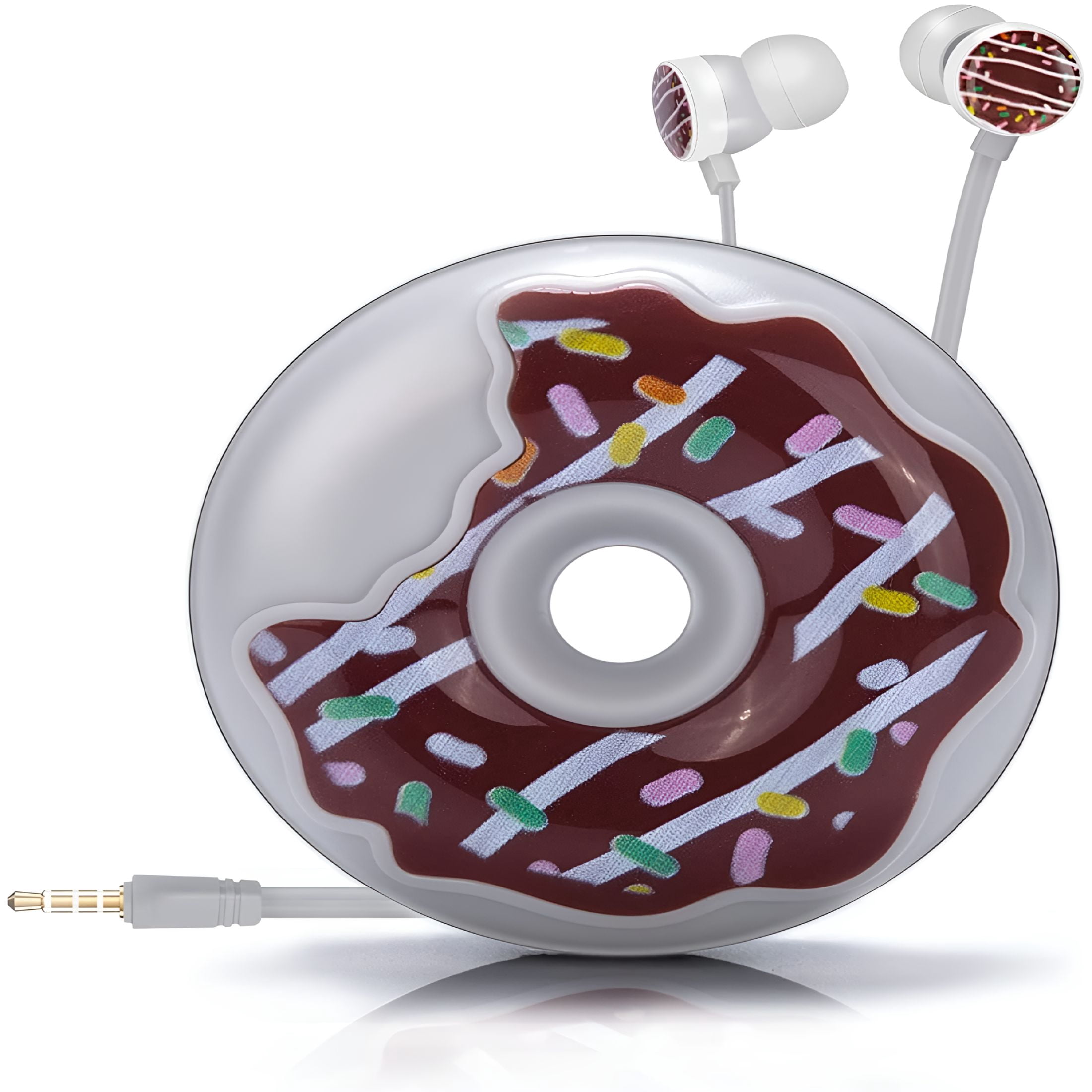 GJX Donut Earbuds for Kids, Kid Size Wired Earbud & in-Ear Headphones ...