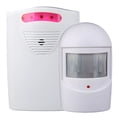 GJX Driveway Alarm,387 Ft Long Range Wireless Driveway Alarm,Outdoor ...