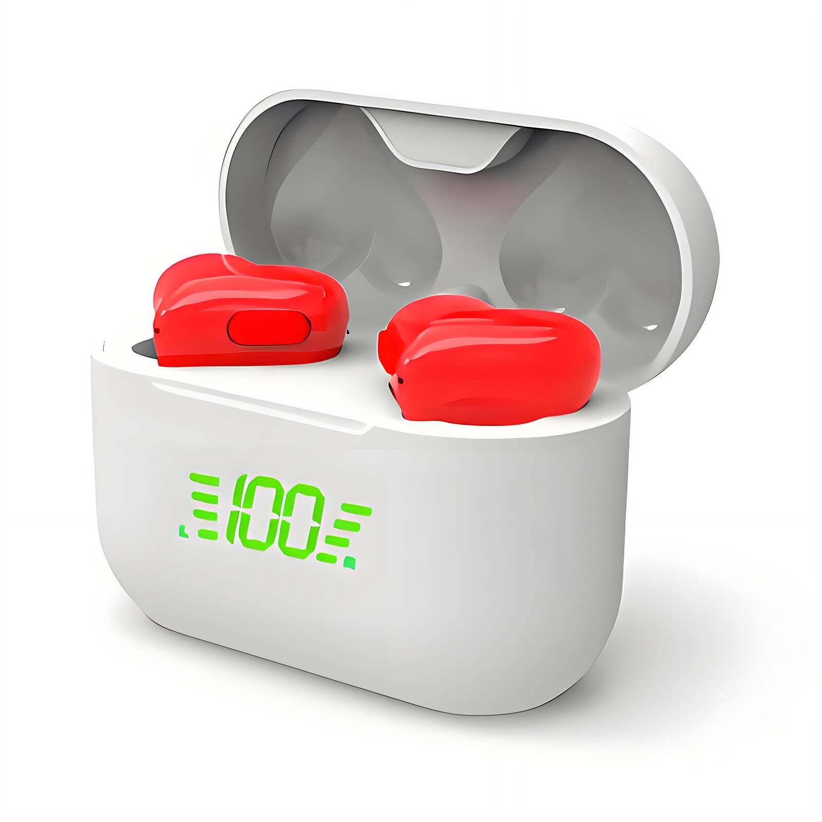 GJX Ear Buds Ergonomic Fit Wireless Earbuds Headphones Clear Calls ...