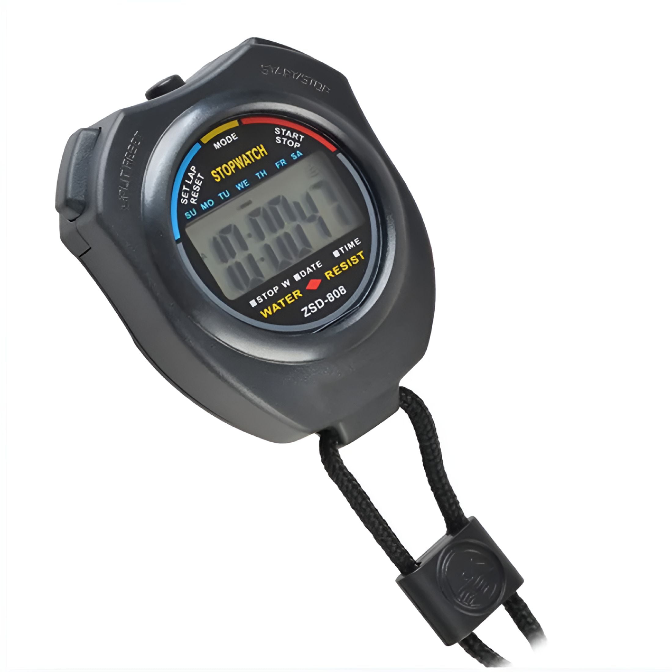 GJX Electronic LCD r Digital Sport Stopwatch Date Alarm Clock Counter ...