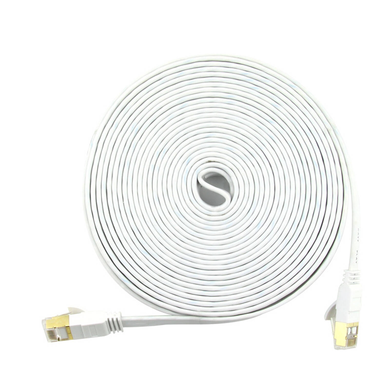 GJX Ethernet Cable Crystal Head Ethernet Splitter Anti Jamming Cat7 ...