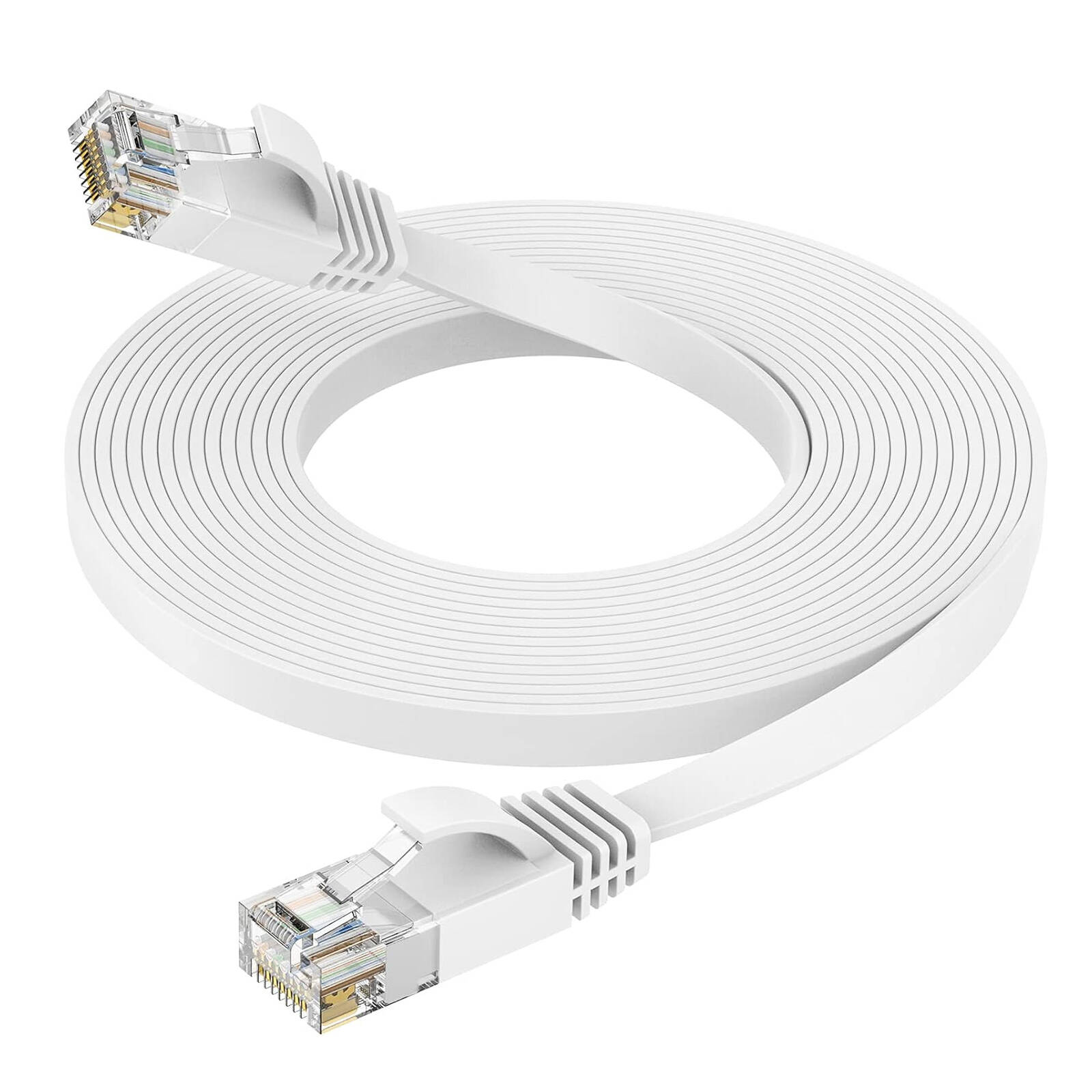 GJX Ethernet Cable High Durability Ethernet Splitter Oxygen Free Copper ...