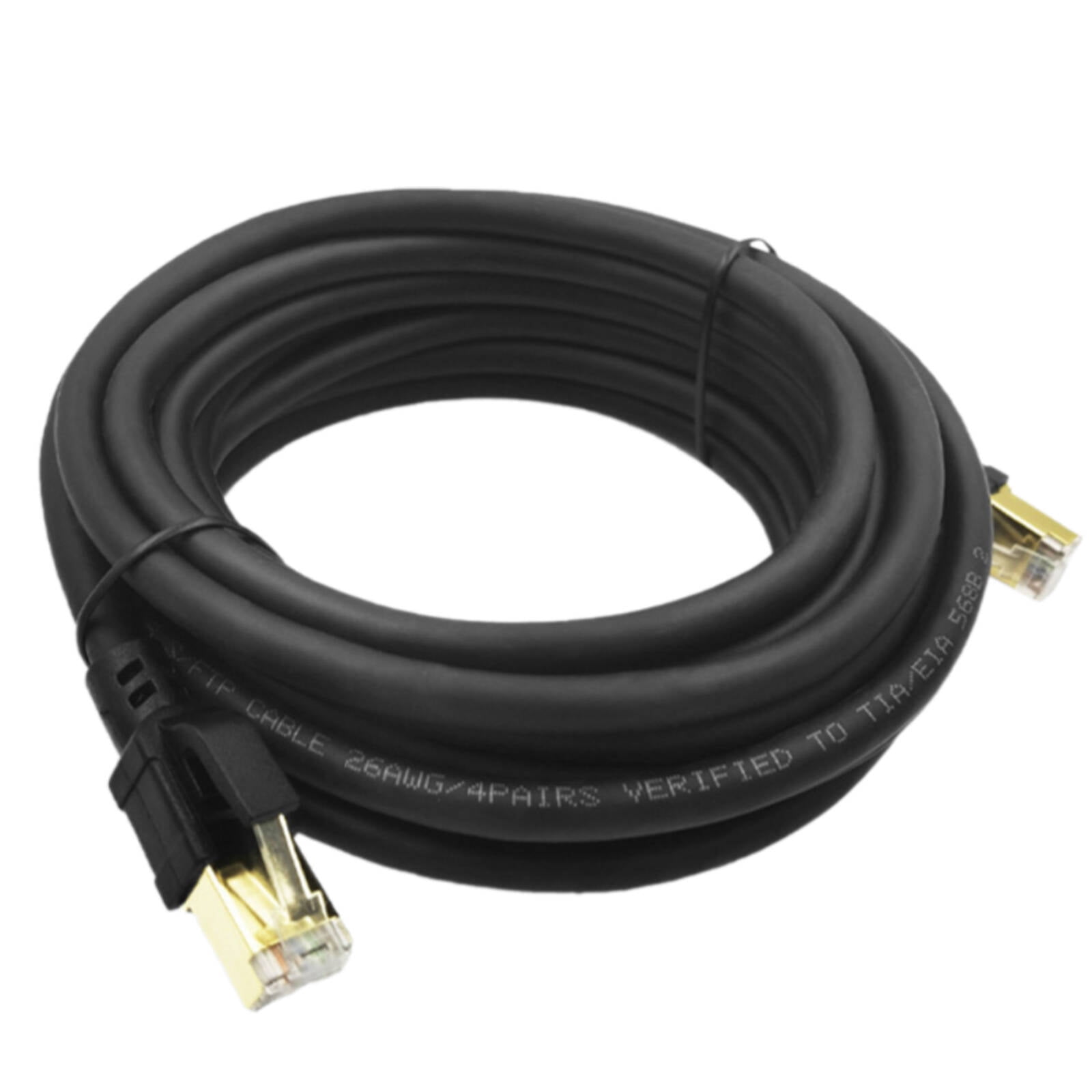 GJX Ethernet Cable Oxygen Free Copper Cat 10 Ethernet Cable Signal ...