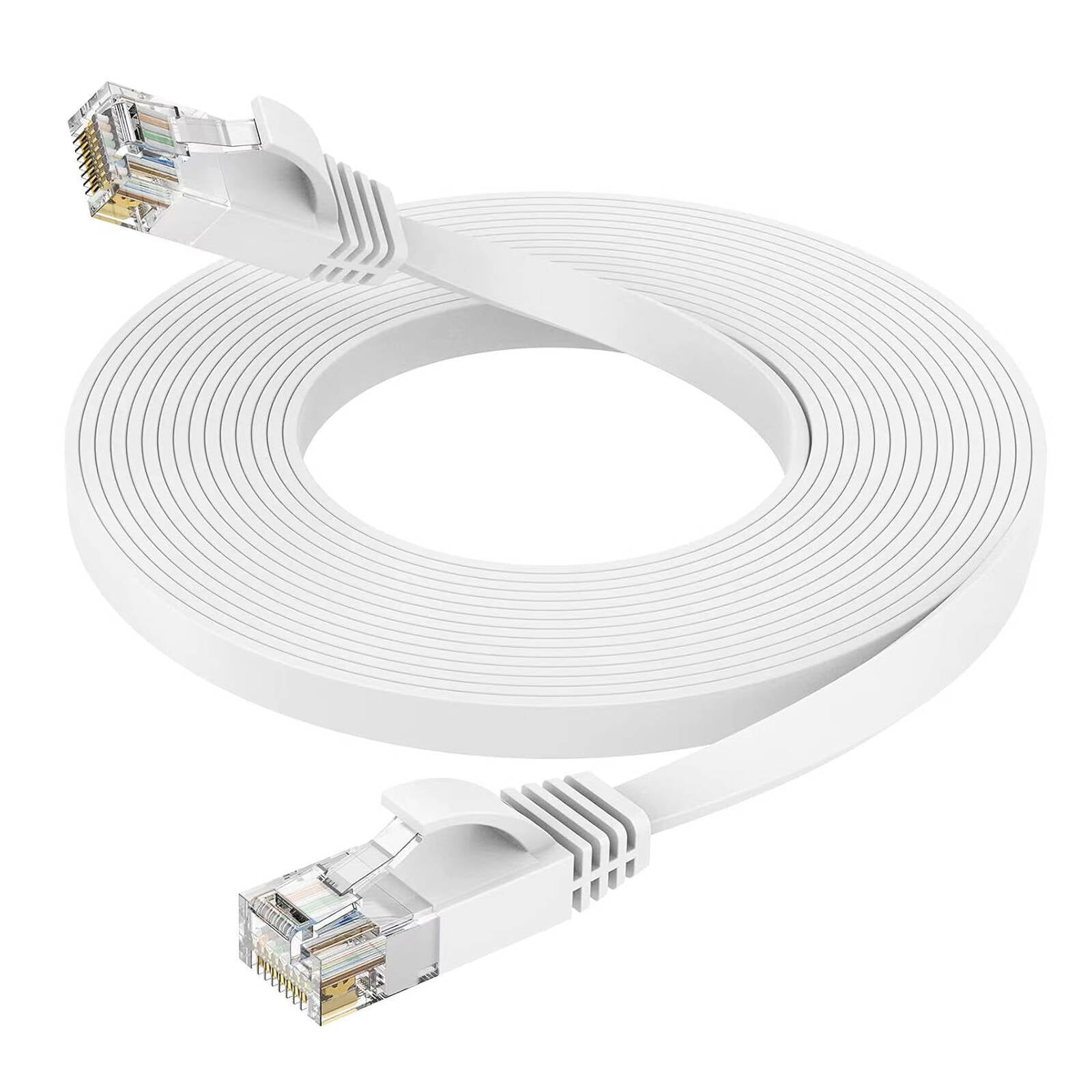 GJX Ethernet Cable Save Space Ethernet Splitter Anti Jamming Design Lan ...